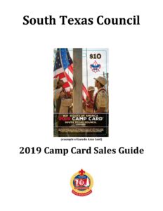 Camp Card Sales Guide – South Texas Council