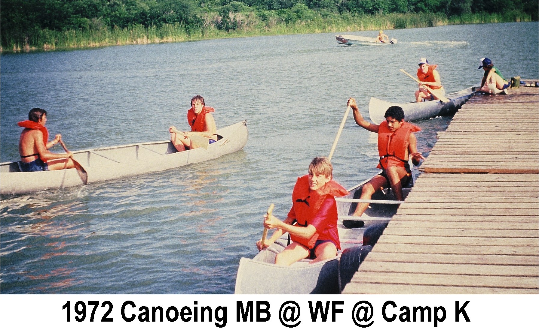 1972 Canoeing MB @ WF @ Camp K - South Texas Council